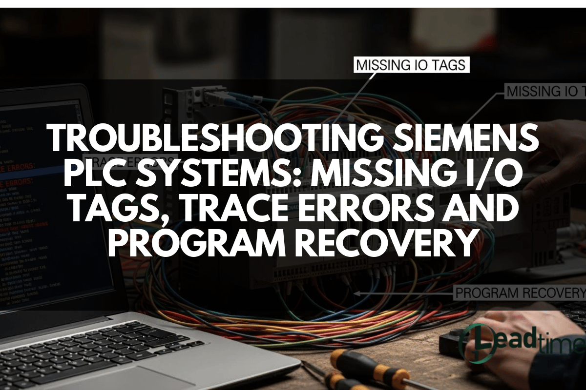 Troubleshooting Siemens PLC systems: missing I/O tags, trace errors an ...
